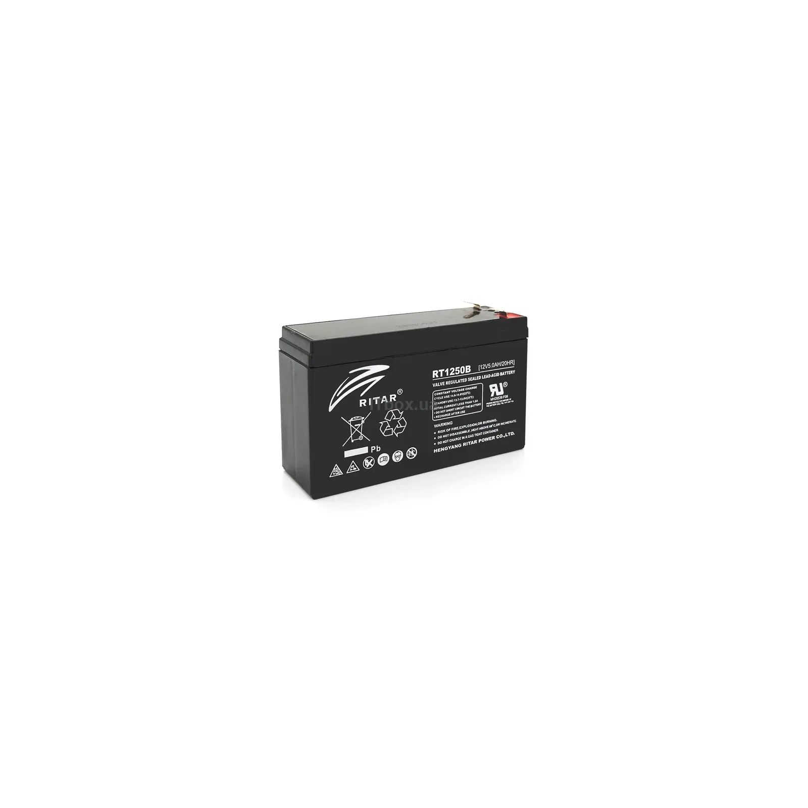 Ritar AGM RT1250, 12V-5Ah RT1250BL ⏩ Купити Батарею до ДБЖ Ritar AGM ...