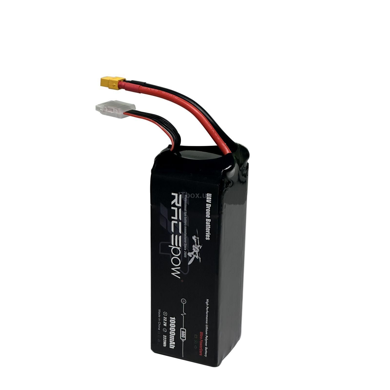 RacePow Lipo 6s 10000mAh 60C XT60 10000mAh-6s-60C ⏩ Купити ...