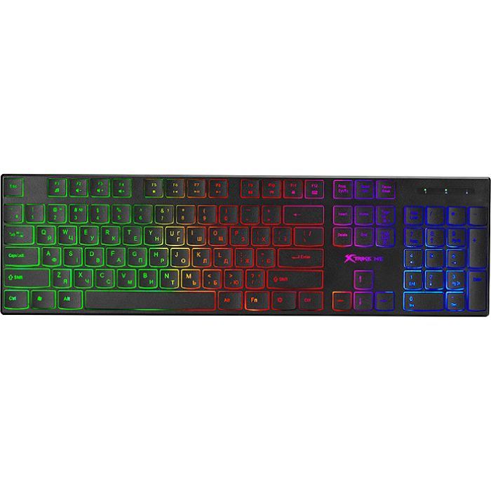 Клавіатура Xtrike ME KB-511 LED USB UA Black KB-511UA - купити в Києві | Ціна, відгуки ...